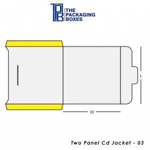 Custom Printed Two Panel CD Jacket Packaging boxes